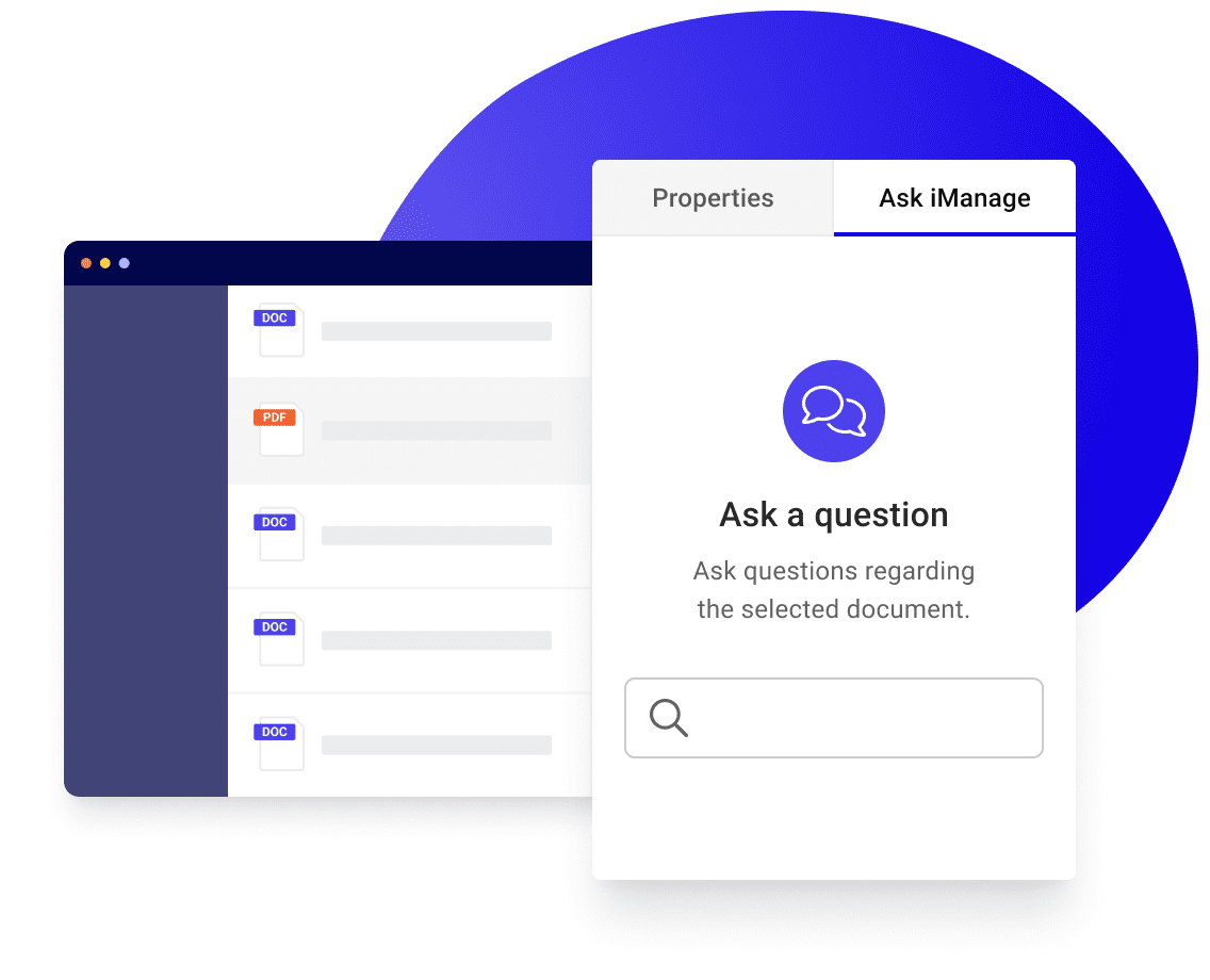 iManage AI | Ask iManage | iManage