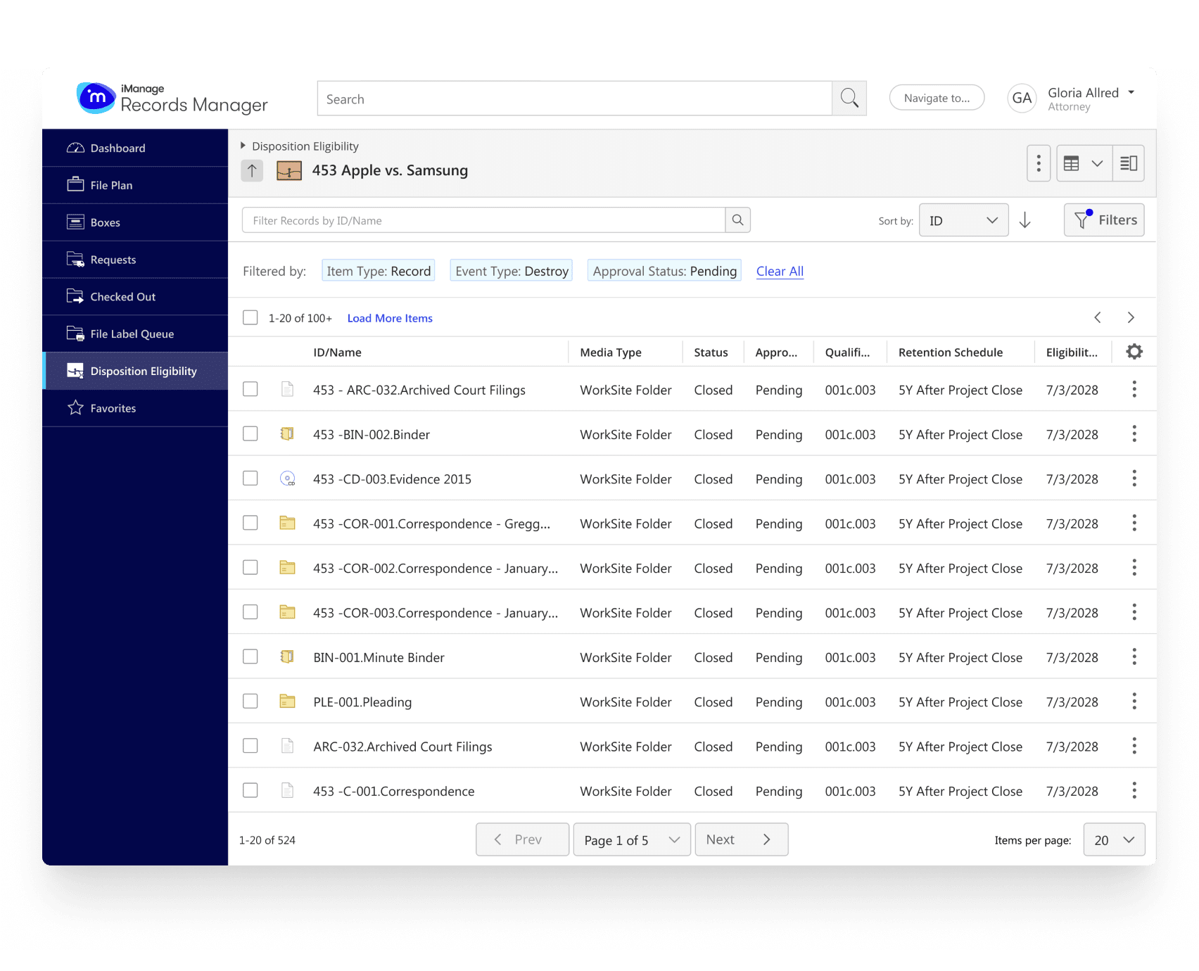 Records Manager | Records Management | iManage