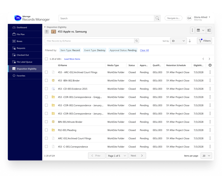 Records Manager | Records Management | iManage