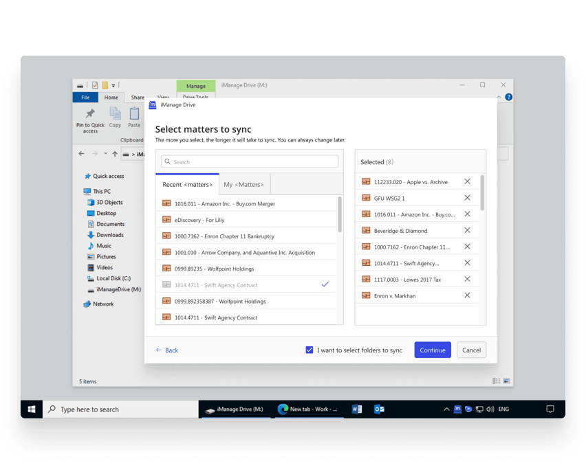 iManage Drive | Store & Access Your Files Securely | iManage