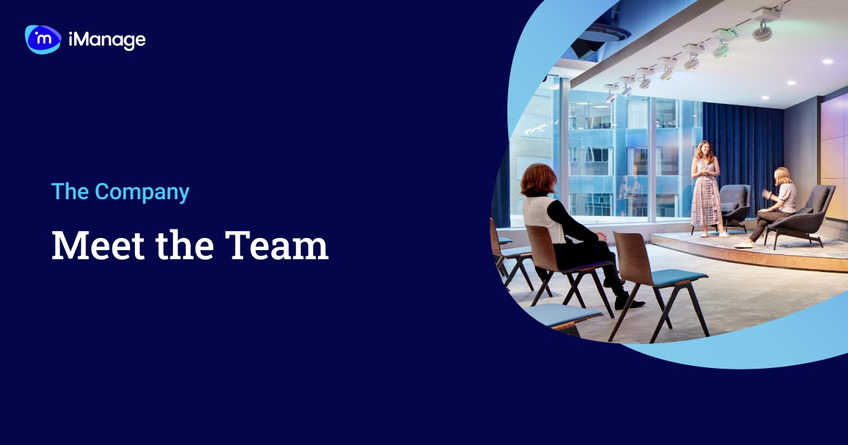 Meet the Team | iManage