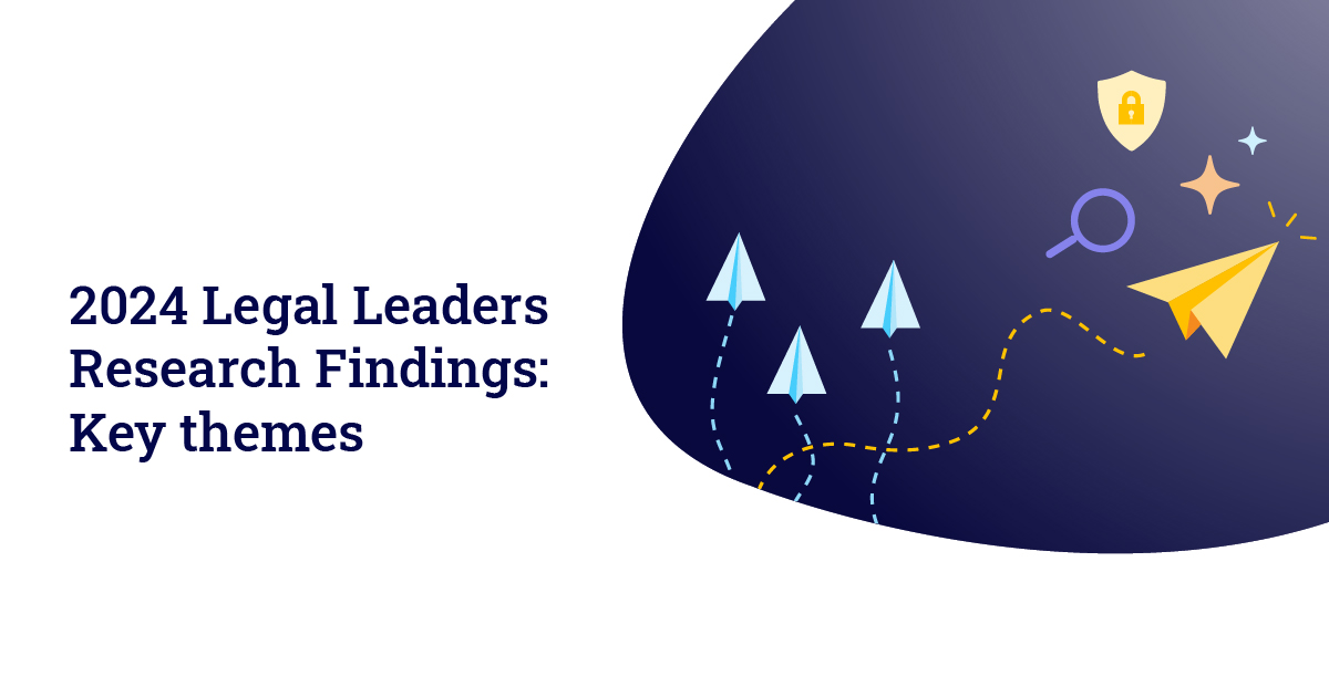 Legal leaders answer the call for change in 2024 | Key themes | iManage