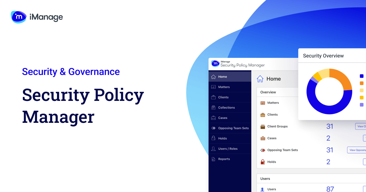 Security Policy Management | Policy Manager | iManage