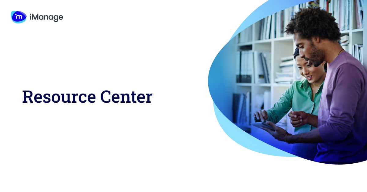 Resource Center | iManage