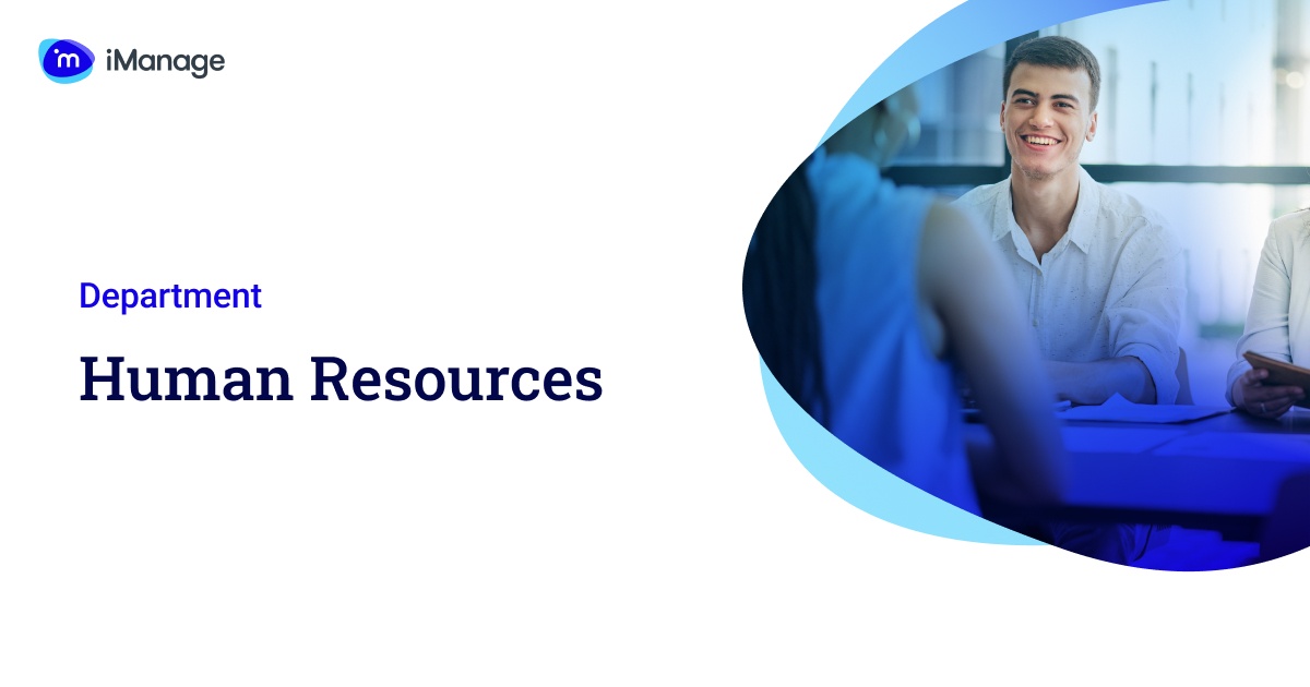Document Management for Human Resources | iManage