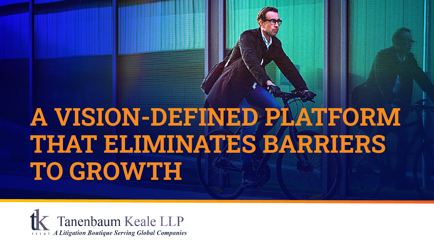 A vision-defined platform that eliminates barriers to growth