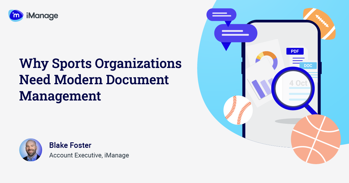 Why sports organizations need modern document management