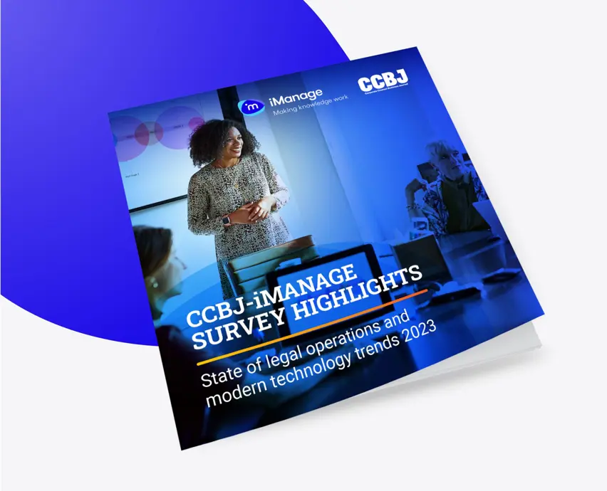 Corporate Legal Software | Legal AI | iManage