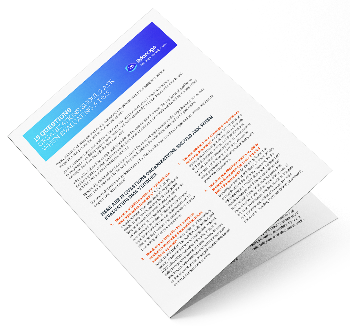 Modern Document Management | iManage
