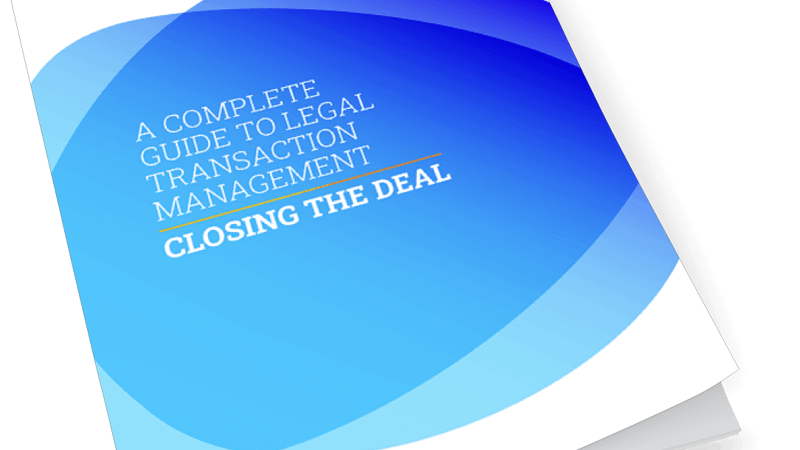 Closing Folders | Transaction Management Software | iManage