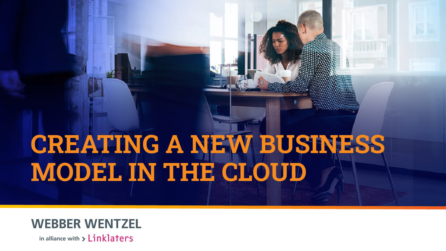 Creating a new business model in the cloud