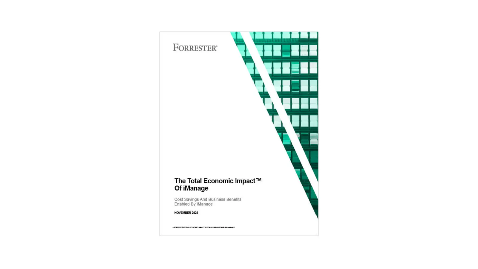 iManage AI solutions & key insights from Forrester Research