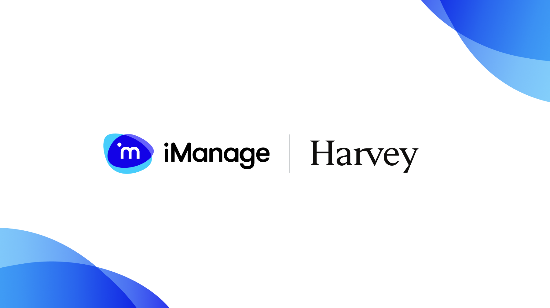 Harvey Announces Technology Partnership with iManage